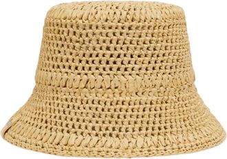 Max Mara Femme, Accessoires, Beige, Taille: 58 CM Fragore Bucket Hat