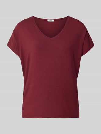 s.Oliver Red Label Relaxed Fit T-Shirt aus Viskose-Mix