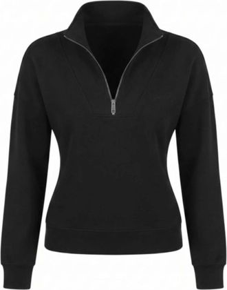 Calvin Klein Femme, Sweatshirts et sweats &agrave; capuche, Noir, Taille: 42 FR French Terry Standard Logo To