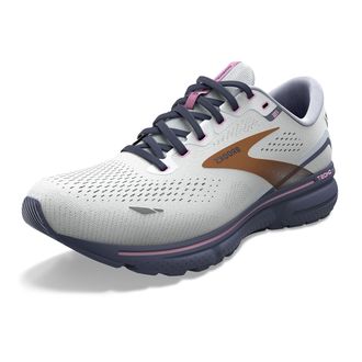 Brooks Damen Ghost 15 Sneaker, Spa Blue Neo Pink Copper, 35.5 EU