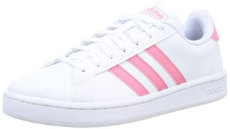 adidas Damen Grand Court Sneaker, Ftwbla Tonros Ftwbla, 36 2/3 EU