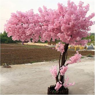 Generic K&uuml;nstlicher Baum, Gro&szlig;e Kirschbl&uuml;te Und Dichter K&uuml;nstlicher Pfirsichbaum Mit Massivem Holzstamm - Geeignet F&uuml;r K&uuml;nstliche Pflanzen Im Familienwohnzimm
