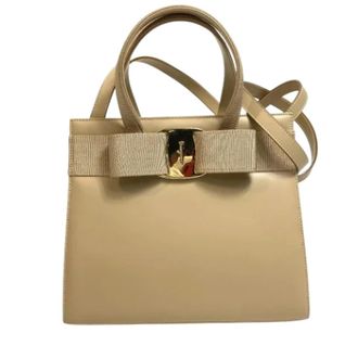 Ferragamo Pre-owned Leder Handtaschen - - Pre-owned - Damen - Beige - ONE SIZE