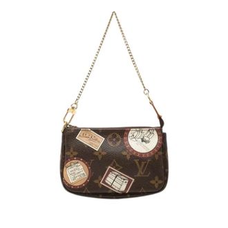 Louis Vuitton Mini Pochette Accessoires Pre-owned - Femme - Pre-owned - Brun - Taille: ONE Size