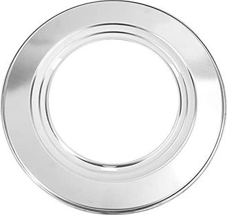 Cabilock Anneau en m&eacute;tal pour Vapeur en Bambou - Adaptateur en Acier Inoxydable - Panier &agrave; Vapeur - Panier &agrave; Vapeur - Accessoire de Cuisine