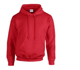 Gildan Sweatshirt mit Kapuze Heavy Blend XXL,1x Rot & 1 HLKauf Block