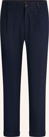 Strellson Bundfaltenhose blau