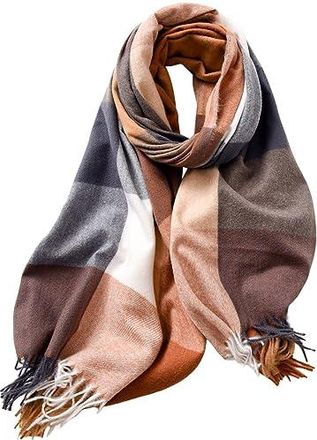 Generic Produits Catégorie Scarf - Écharpe longue à carreaux chaude et élégante pour femme couvre-épaule tartan oversized accessoire hivernal et automnal styl