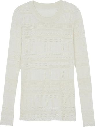 Kujten Pull Semeti Pointelle Soie et Cachemire Kujten