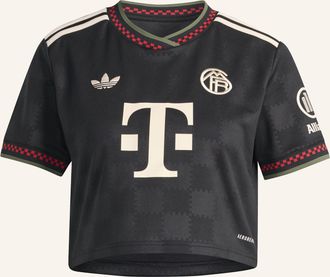 adidas Fc Bayern München 25/26 Kürzer Geschnittenes Ausweichtrikot schwarz