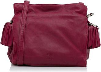 Loewe Hobo Bags - Small Leather Flamenco Crossbody Bag - Gr. unisize - in Gold - für Damen