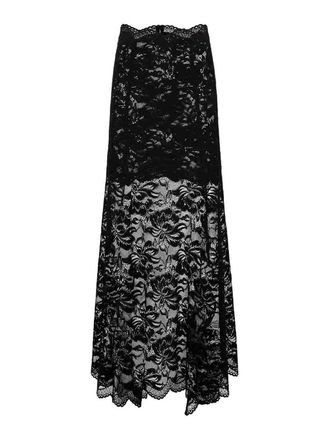 Paco Rabanne Jupe Longue - Noir