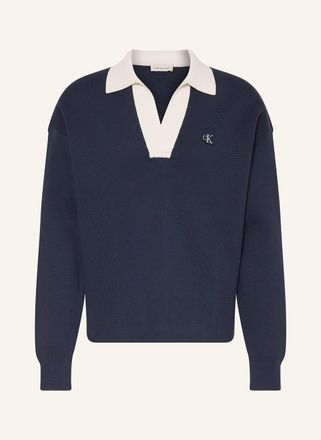 Calvin Klein Jeans Pullover blau