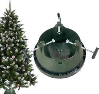 Generic Christbaumständer Für Weihnachtsbäume | Festival Baumständer Mit Wasserbehälter | Kippfester Sockel Für Schlafzimmer Garten Outdoor Wohnzimmer Home Pa