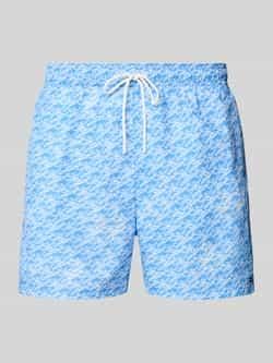Tommy Hilfiger Regular Fit Badehose mit Logo-Stitching