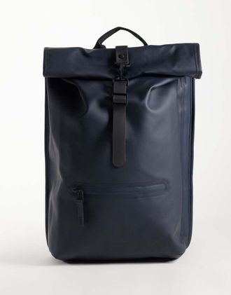 Rains 13320 Rolltop wasserdichter Rucksack in Blau