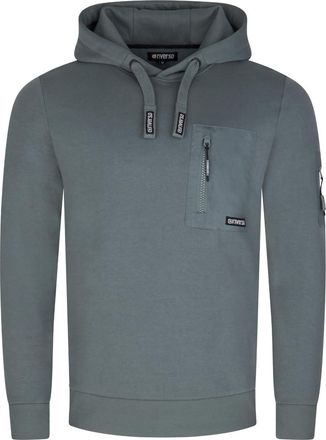 Riverso Hoodie Herren Regular Fit RIVLasse Kapuzenpullover Pullover Brusttasche Blau M, Gr&ouml;&szlig;e:M, Farbe:Turbid Blue