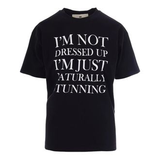 Elisabetta Franchi Oversized T-Shirt - - Tops - Damen - Schwarzk - M