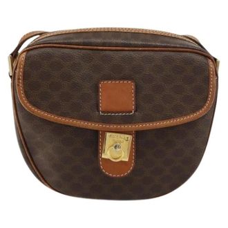 Celine Sac bandouli&egrave;re vintage Pre-owned - Femme - Pre-owned - Brun - Taille: ONE Size