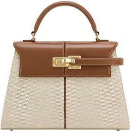 JW PEI Elise Sac &agrave; main pour femme - Toile marron - Grand