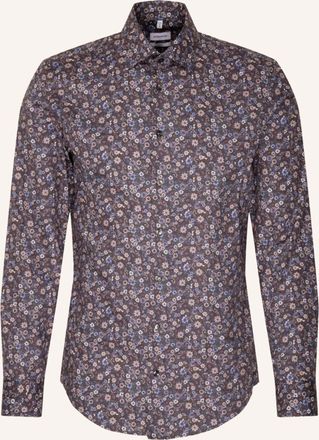 Seidensticker Seidensticker Business Hemd Slim Fit braun