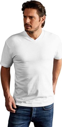 Promodoro Premium V-Ausschnitt T-Shirt Herren, Weiß, XL