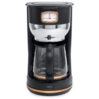Muse Cafeti&egrave;re Muse MS-220 BC - Porte-filtre - 1000W - r&eacute;servoir 1.4 L (10 tasses) - Cadrant r&eacute;tro de maintien de la temp&eacute;rature
