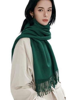 Maamgic Foulard Echarpe xxl echarpe printemps Femme Homme 200 * 70CM Hiver Touch&eacute; Soyeux Multi-Couleur El&eacute;gant Ch&acirc;le Doux pour Mariage Party Soiree, Feuillage