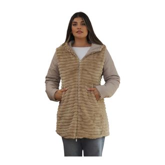 Ciesse Piumini Wendbare Winterjacke mit Kapuze - - Jackets - Damen - Braun - S