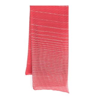 Emporio Armani Femme, Accessoires, Multicolore, Taille: ONE Size Écharpe Plissée Lurex à Rayures Dégradées