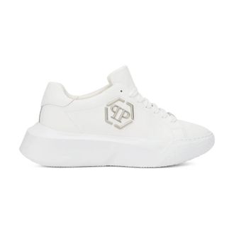 Philipp Plein Godzilla Hexagon Logo Chunky Sneakers - - Shoes - Herren - Wei&szlig; - 42 EU