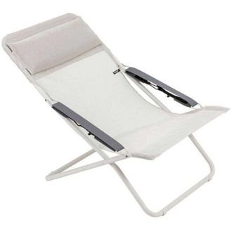 Lafuma Mobilier Mehrpositions-Klapp-Liegestuhl - Transabed - Batyline Iso - Beige Seigle - Lafuma Mobilier