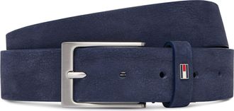 Tommy Hilfiger G&uuml;rtel Tommy Hilfiger Layton 3.5 Nubuck AM0AM15047 Dunkelblau