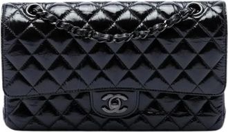 Chanel Sac port&eacute; &eacute;paule Pre-owned Double Flap - Femme - Pre-owned - Noir - Taille: ONE Size