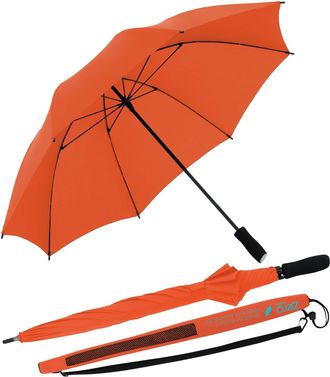 Doppler Zero Explore Regenschirm Wanderschirm ultraleicht - vibrant orange