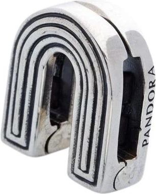 Pandora Reflexions Buchstabe U Clip Charm - - Accessories - Damen - Grau - ONE SIZE