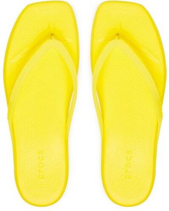 Crocs Zehentrenner Miami Frosted Flip 211474 Gelb