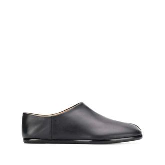 Maison Margiela Femme, Chaussures, Noir, Taille: 36 EU Slip-Ons Tabi en cuir noir