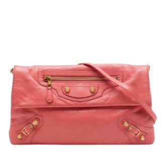 Balenciaga Pre-owned Motocross Envelope Clutch - - Pre-owned - Damen - Rosa - ONE SIZE