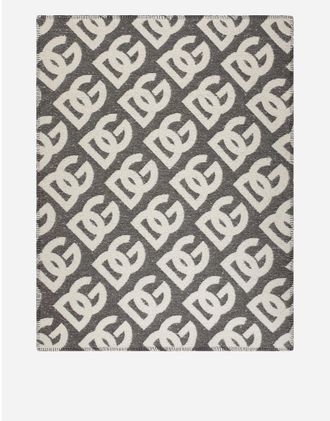 Dolce & Gabbana Wool, Silk, And Cashmere Blanket - Plaid Multicolor Onesize