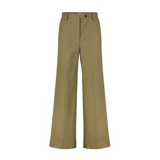 Massimo Alba Wide Hosen - - Trousers - Damen - Gr&uuml;n - 2XS