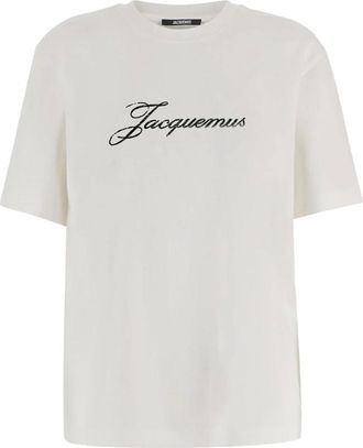 Jacquemus Femme, Tops, Blanc, Taille: 44 FR Le T-shirt