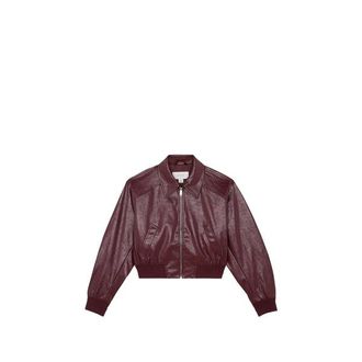 Calvin Klein Bomber court en similicuir