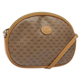 Gucci Pre-owned Canvas Umh&auml;ngetasche - - Pre-owned - Damen - Beige - ONE SIZE