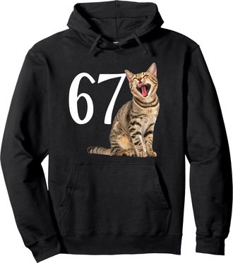 BDAZ 67 Lachende Katze Design Meme Lustige Grafik Pullover Hoodie
