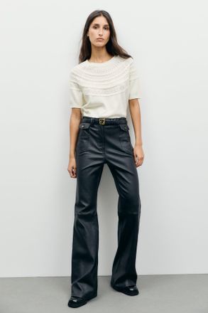 Gerard Darel Pull en coton ajour&eacute; - ROBERTE - Blanc