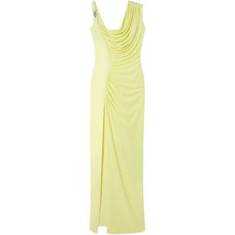 Versace Femme, Robes, Jaune, Taille: 34 FR Medusa 95 Draped Gown