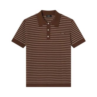 A.P.C. Tristan Polo - - Tops - Herren - Braun - L
