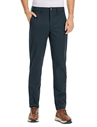 CRZ YOGA Pantalon de Golf Extensible pour Homme Coupe ajust&eacute;e - 81cm True Navy 42-44