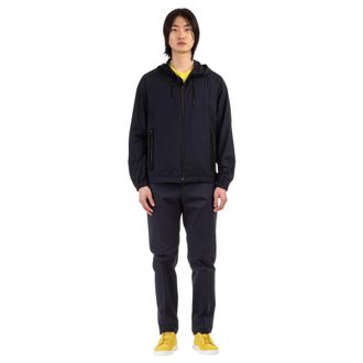 Ermenegildo Zegna Homme, Sport, Bleu, Taille: L Leggerissimo Blouson Zipp&eacute; en Laine et Soie